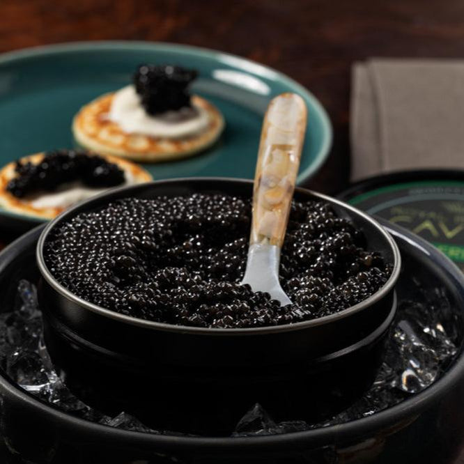 Caviar Spoons & Plates - Shop Mother of Pearl Service Ware