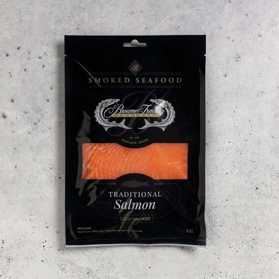 Traditional Smoked Salmon Retail Packs | Browne Trading Company